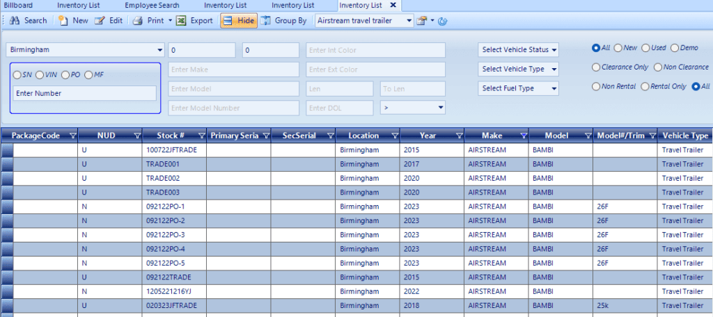 EverLogic Unit Inventory | EverLogic